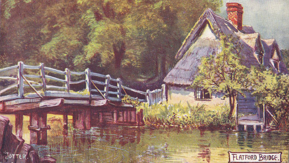 Bridge Cottage postcard c 1906 by Jotter – Flatford and Constable